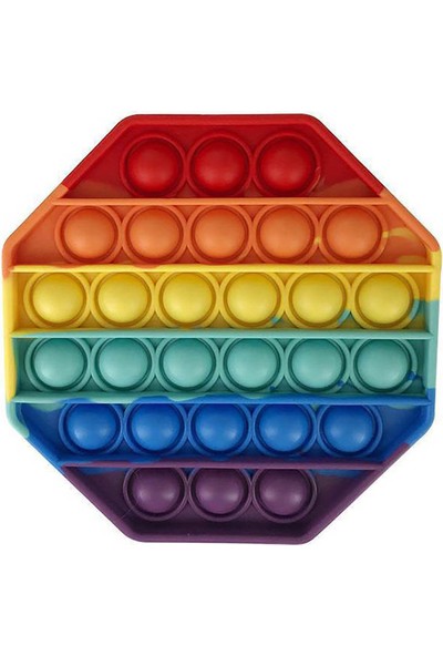 Pop It Game Sekizgen Gökkuşağı