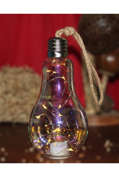 Hediyesahibi LED Lamba Ampül Içinde LED Lamba Pilli 22 cm Sade Hediyesahibi LED Lamba Ampül Içinde LED Lamba Pilli 22 cm Sade