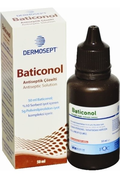 Dermosept Batikon Povidon 50 ml Povidon Iyot Dermosept Batikon Povidon 50 ml Povidon Iyot