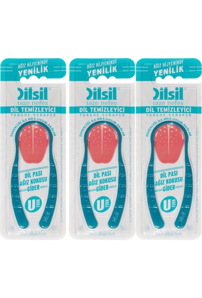 Dilsil Dil Temizleyici Ağız Kokusu Giderici - Karışık Renk 3 Adet Dilsil Dil Temizleyici Ağız Kokusu Giderici - Karışık Renk 3 Adet