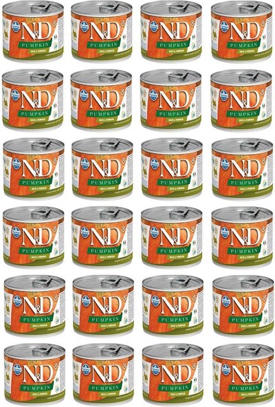 N&d Balkabakli Ördekli Yetiskin Köpek Konservesi 140 gr 24 Adet