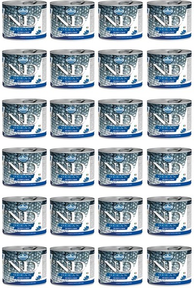 N&d Ocean Levrek ve Mürekkep Balikli Köpek Konservesi 285 gr 24 Adet N&d Ocean Levrek ve Mürekkep Balikli Köpek Konservesi 285 gr 24 Adet