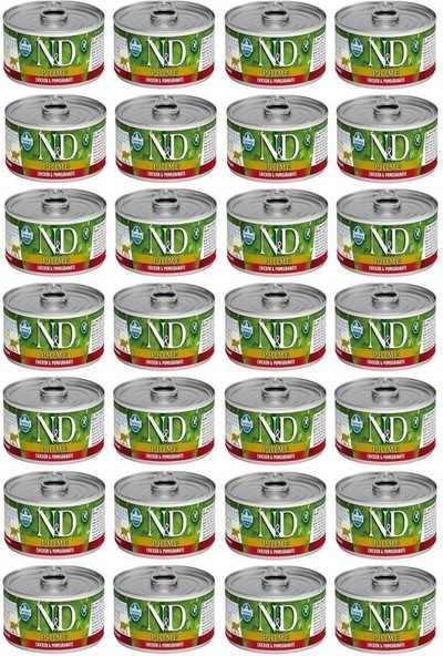 N&d Prime Tavuk ve Narli Yavru Kedi Konservesi 80 gr 24 Adet