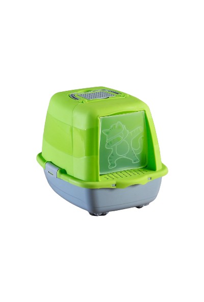 Arspolo Kapalı Kedi Tuvaleti Kedi Figürlü Arspolo Kapalı Kedi Tuvaleti Kedi Figürlü