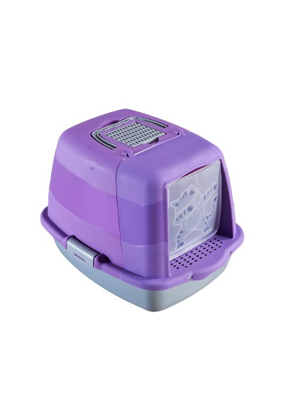 Arspolo Kapalı Kedi Tuvaleti Kedi Figürlü Arspolo Kapalı Kedi Tuvaleti Kedi Figürlü