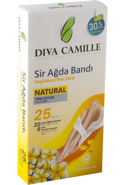 Diva Camille Sir Ağda Bandı 25'li Tüm Ciltler Için Diva Camille Sir Ağda Bandı 25'li Tüm Ciltler Için