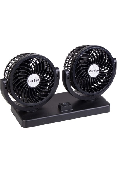 Carub Torpido Üstü Çift Fanlı Araba Araç Vantilatörü 24V BR6400609