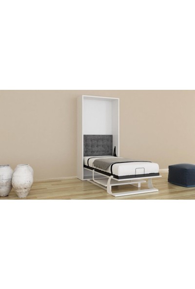 Araf Mobilya Milda Tek Kişilik Katlanır Duvar Yatağı