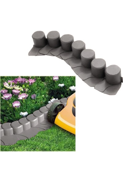 Leva House 4m Dekoratif Bahçe Bordürü Çevirme Çiti