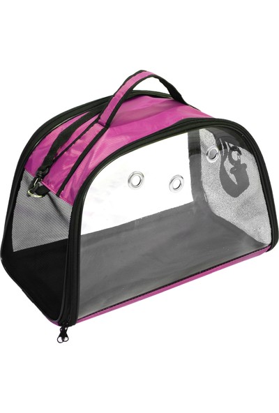GND Pet Flaybag Şeffaf Çanta Fileli Büyük Boy Siyah 49X33X28 cm GND Pet Flaybag Şeffaf Çanta Fileli Büyük Boy Siyah 49X33X28 cm