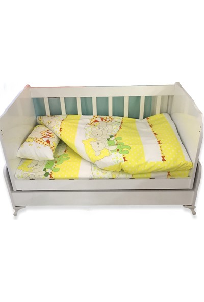 Bebek Özel Bebek/çocuk Nevresim Takımı 100X150 Uyuyan Ayıcıklı Bebek Özel Bebek/çocuk Nevresim Takımı 100X150 Uyuyan Ayıcıklı