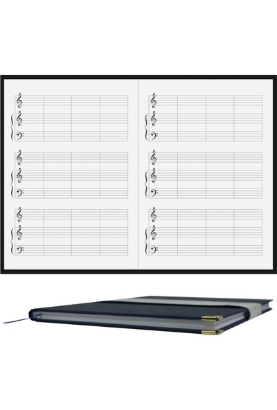 Bi Defter Piyano Nota Defteri Sesli ve Çift Porteli Sol Fa Anahtarlı El Yapımı El Dikişi Iplik Dikiş Bi Defter Piyano Nota Defteri Sesli ve Çift Porteli Sol Fa Anahtarlı El Yapımı El Dikişi Iplik Dikiş