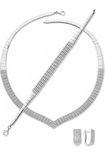 Bilezikci Çavuş 5 Sıra Suyolu Beyaz Altın Set Bilezikci Çavuş 5 Sıra Suyolu Beyaz Altın Set