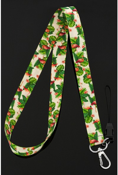 Apptakı Flamingo Yaka Kartı Boyun Askı Ipi Telefon Askı Ipi ASK0138 Apptakı Flamingo Yaka Kartı Boyun Askı Ipi Telefon Askı Ipi ASK0138