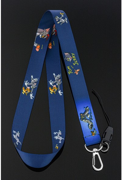 Apptakı Tom ve Jerry Yaka Kartı Boyun Askı Ipi Telefon Askı Ipi ASK0157