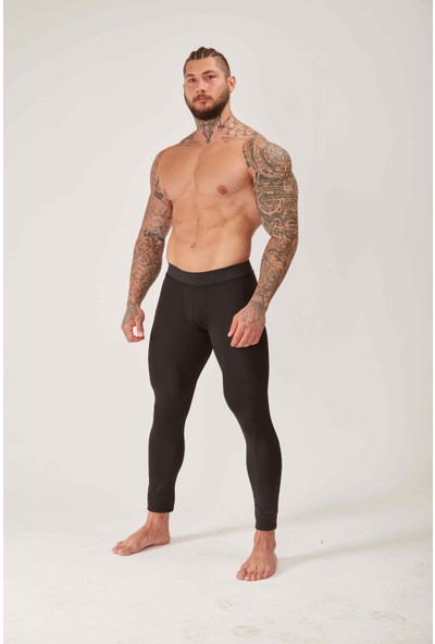 Musclestation Toughman Siyah Erkek Antreman 3/4 Tayt Musclestation Toughman Siyah Erkek Antreman 3/4 Tayt