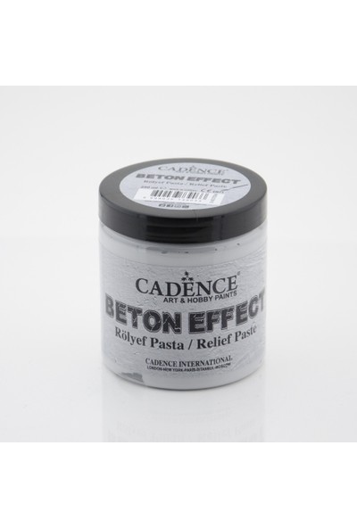 Cadence Beton Efekt Rölyef Pasta 250 ml Cadence Beton Efekt Rölyef Pasta 250 ml