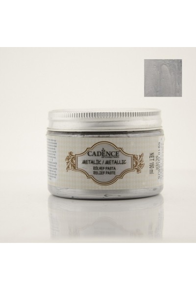 Cadence 5910 Gümüş Metalik Rölyef Pasta Cadence 5910 Gümüş Metalik Rölyef Pasta