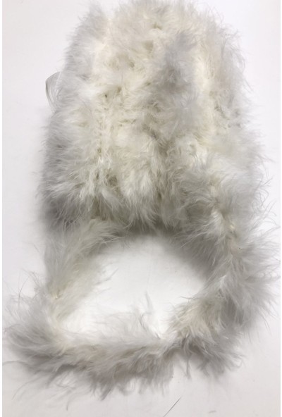 Hayalperest Boncuk Beyaz Tilki Tüyü