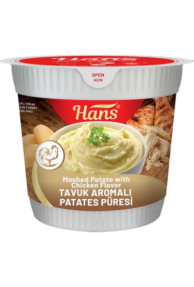 Hans Tavuk Aromalı Patates Püresi 5 'li Hans Tavuk Aromalı Patates Püresi 5 'li