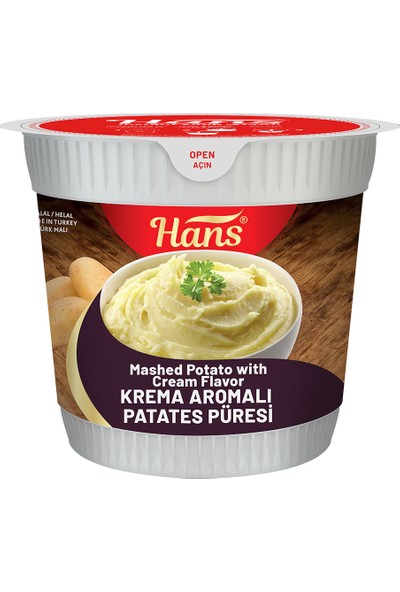 Hans Krema Aromalı Patates Püresi 5 'li Hans Krema Aromalı Patates Püresi 5 'li