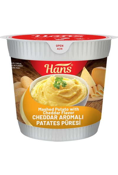 Hans Cheddar Aromalı Patates Püresi 5 'li Hans Cheddar Aromalı Patates Püresi 5 'li