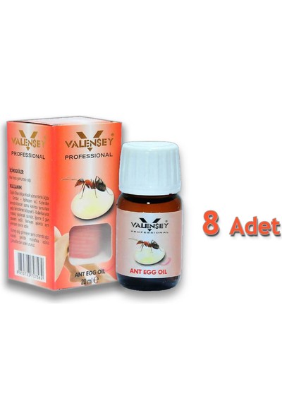 Valensey Karınca Yumurtası Yağı 20 ml x 8 Adet Valensey Karınca Yumurtası Yağı 20 ml x 8 Adet