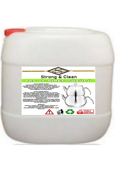 Strong&Clean Pas ve Kireç Çözücü 30 kg