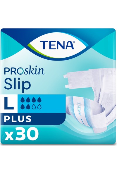 Tena Proskin Slip Plus 6 Damla Large 30'lu