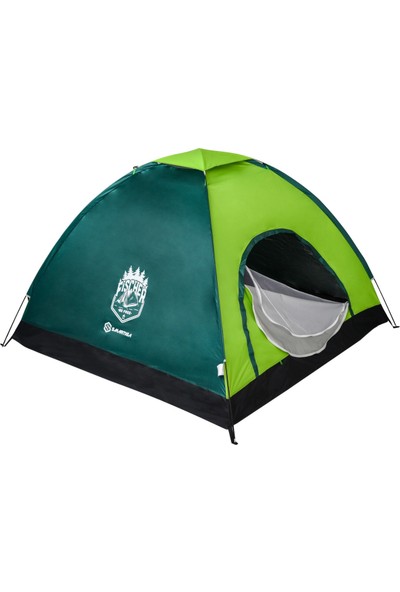 Fischer 4 Kişilik Kamp Çadırı - 200 x 200 X 135 cm - Yeşil Renk