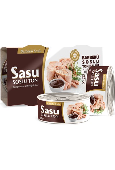 Sasu Barbekü Soslu Ton Balığı 2X160G Bütün Dilim