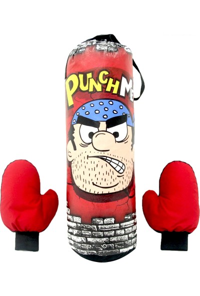 Can Ithalat Resimli Boks Torbası ve Eldiveni