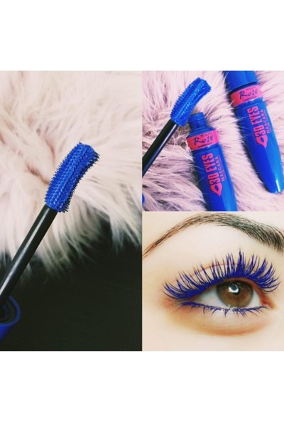 Rose Mavi Rimel Eyes 3D Blue Maskara Rose Mavi Rimel Eyes 3D Blue Maskara
