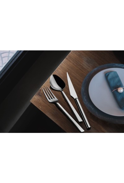 Legno 84 Parça Çatal & Bıçak & Kaşık Bıçak Takımı