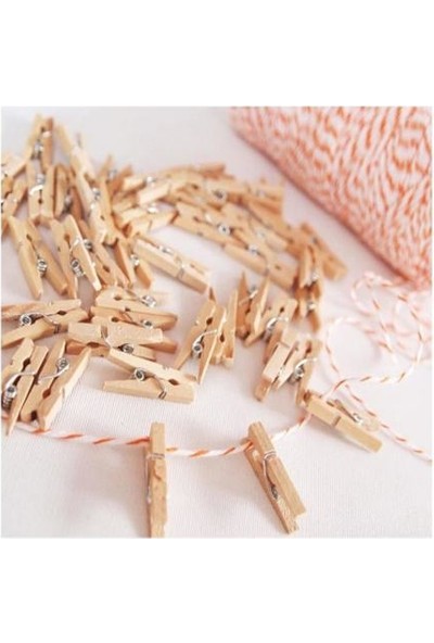 Happyland 100 Adet Ahşap Küçük 2,5cm Mandal, Ataç Fotoğraf Askısı Mandalı Happyland Happyland 100 Adet Ahşap Küçük 2,5cm Mandal, Ataç Fotoğraf Askısı Mandalı Happyland