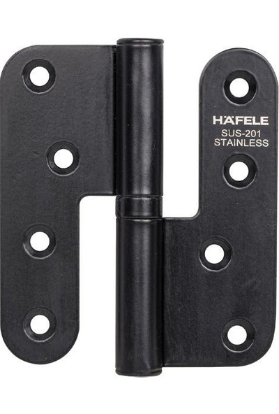 Hafele Yaprak Menteşe Siyah Mat 201 100MM Sol Hafele Yaprak Menteşe Siyah Mat 201 100MM Sol