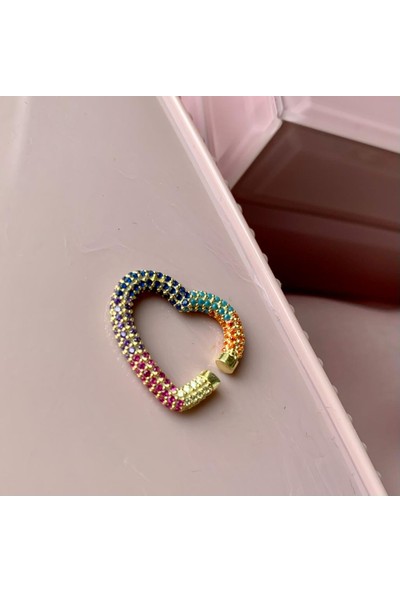 Ayça Kılıç Design Zirkon Kalp Kıkırdak Ayça Kılıç Design Zirkon Kalp Kıkırdak