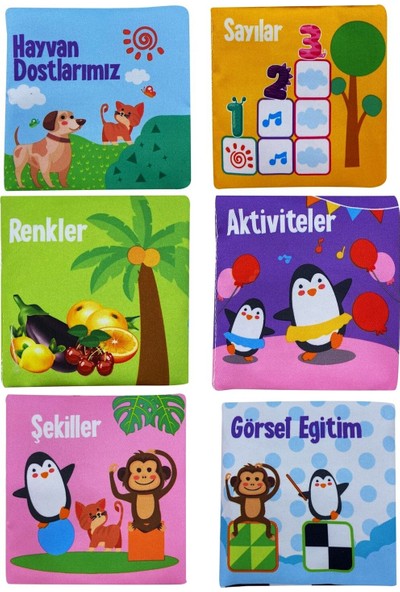 Kahraman Oyuncak Hışırtılı Bez Kitap Seti 6 Kitap Kahraman Oyuncak Hışırtılı Bez Kitap Seti 6 Kitap
