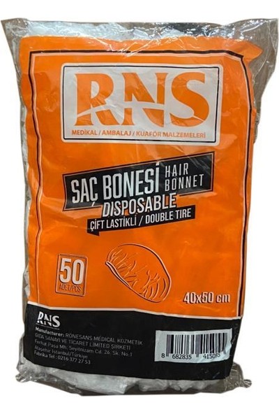 Rns Tek Kullanımlık Duş Saç Bonesi 40x50 Cm 50 Pcs.