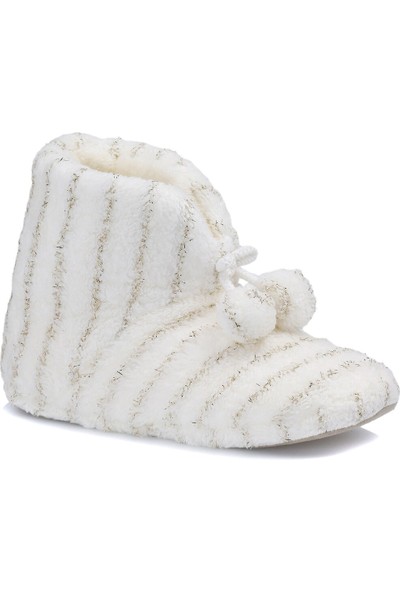 Polaris 601479.Z1PR Beyaz Kadın Panduf