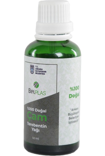 Ankara Büyükşehir Belediyesi %100 Doğal Çam Terebentin Yağı (50ML) Ankara Büyükşehir Belediyesi %100 Doğal Çam Terebentin Yağı (50ML)