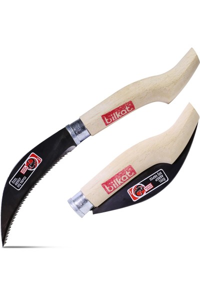 Bilkat Katlanır Özel Akrep Diş Yapılı Bağ Bıçkısı Ayçiçek Ot Bıçağı 31 cm