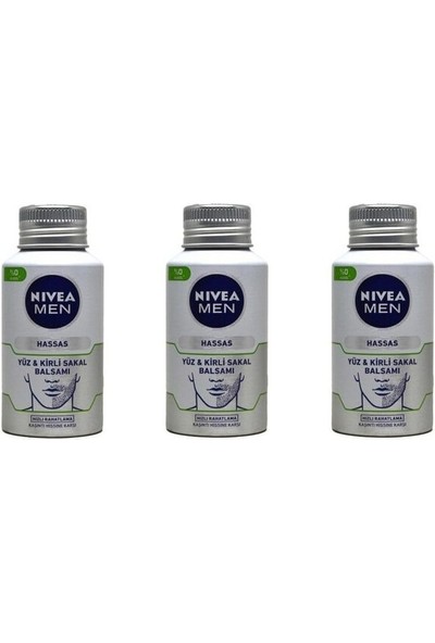 Nivea Men Yüz & Kirli Sakal Balsamı 125 ml ( 3 Adet )