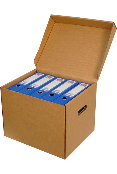 Kolici 41x33x31cm Çift Oluklu Arşiv Kutusu Kraft 1'li Kolici 41x33x31cm Çift Oluklu Arşiv Kutusu Kraft 1'li