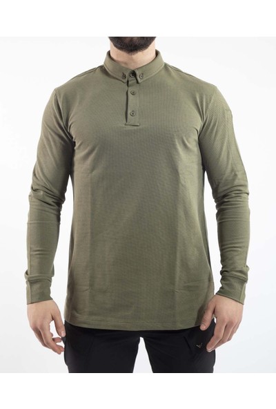 VAV Wear Outdoor Günlük Polo Yaka Lakost Erkek Uzun Kollu Sweatshirt Pamuklu Yazlık TLAC03 VAV Wear Outdoor Günlük Polo Yaka Lakost Erkek Uzun Kollu Sweatshirt Pamuklu Yazlık TLAC03