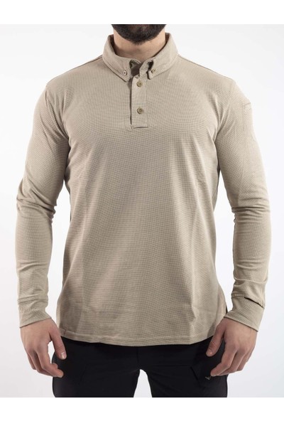 VAV Wear Outdoor Günlük Polo Yaka Lakost Erkek Uzun Kollu Sweatshirt Pamuklu Yazlık TLAC03 VAV Wear Outdoor Günlük Polo Yaka Lakost Erkek Uzun Kollu Sweatshirt Pamuklu Yazlık TLAC03