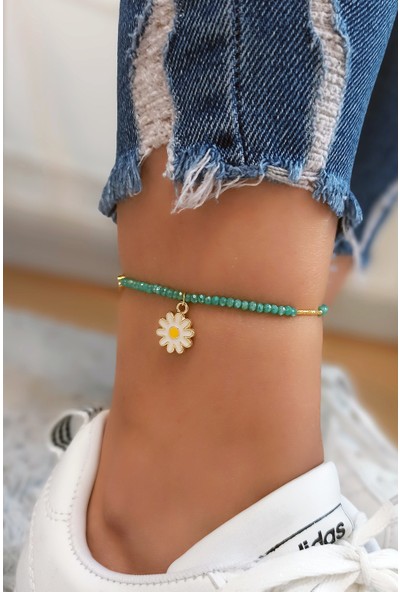 ÇLK Accessories Krsital Boncuk Papatya Figür HALHALTRHALHAL4088 B31503