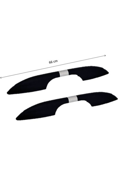 Golden Moon Araç Tavan Çıtası Mini 60 cm ( Siyah Üzerine Gümüş Renk )