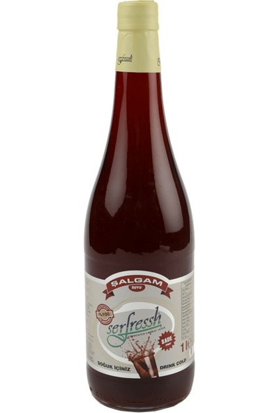 Serfressh Katkısız Koruyucu Içermez Şalgam Suyu Acı 1 Lt x 5'li