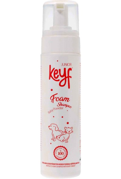 Keyf Durulamasız Köpük Şampuan Junior Bebek Pudralı 225 ml